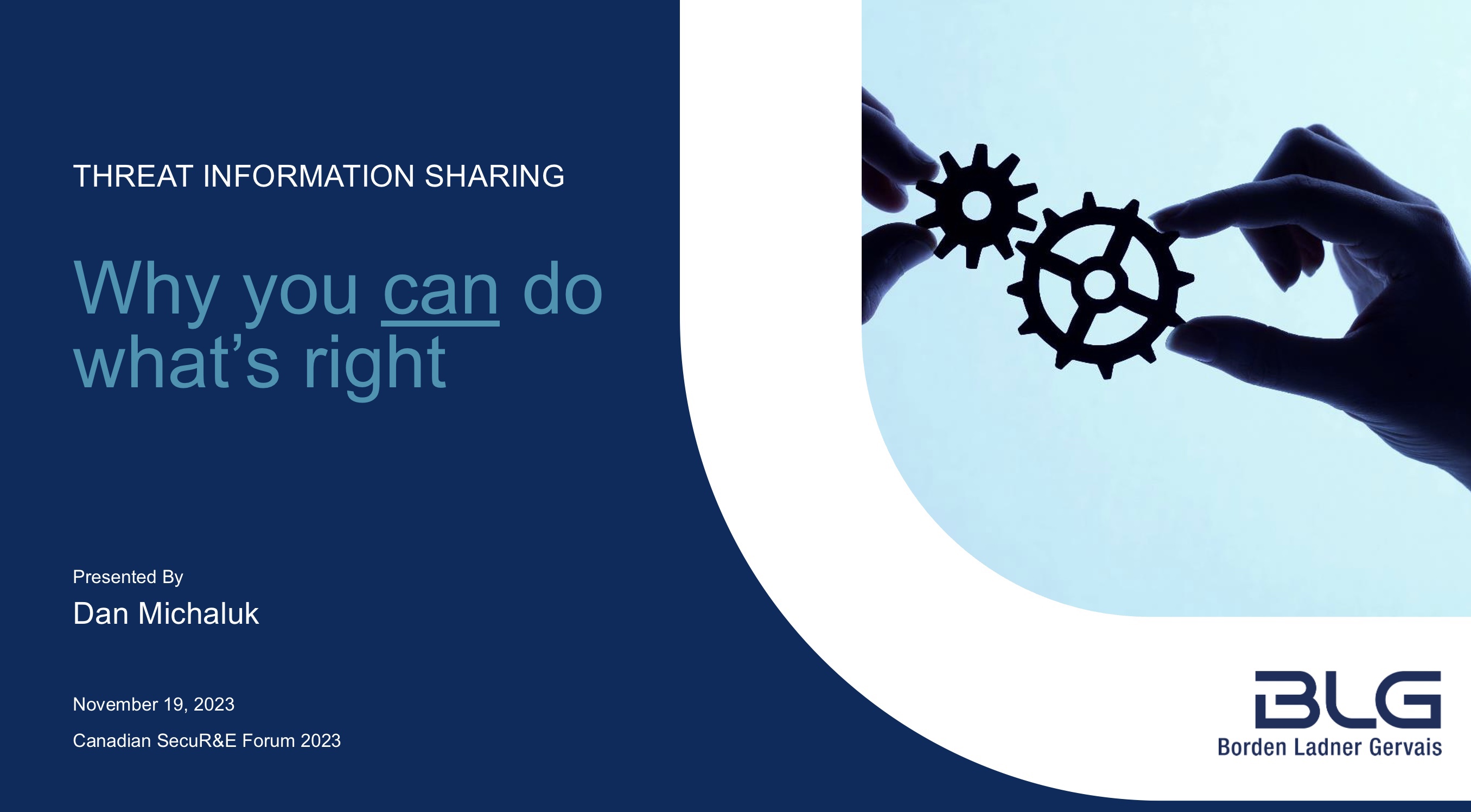 Threat information sharing: why you can do what’s right – All About ...